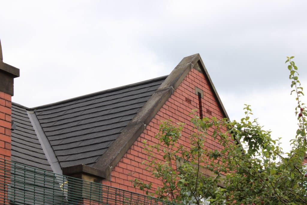 Beacon Primary School - Charcoal Shingle – Metrotile