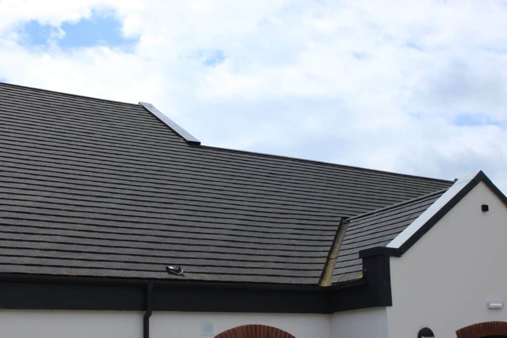 Village Hall Revitalised with Metrotile Shingle Roof – Metrotile