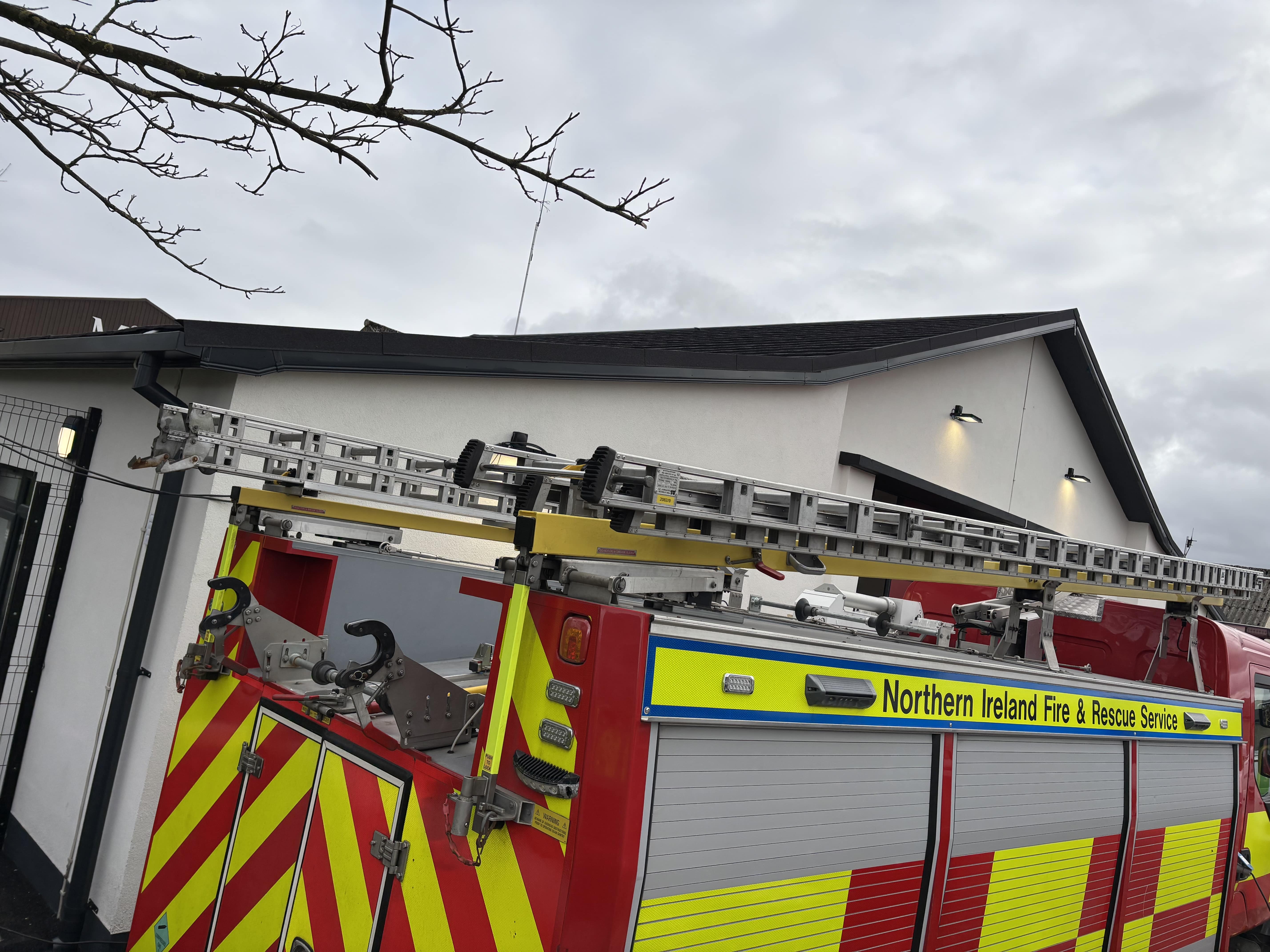 Low-Pitch Roof Replacement, Maghera Fire Station – Metrotile